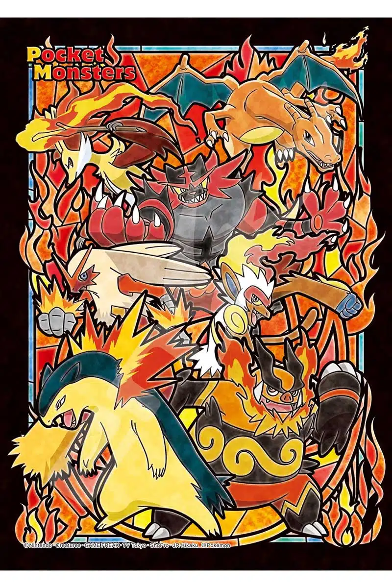 Pokemon Fire Type Puslespil - Pocket Monster