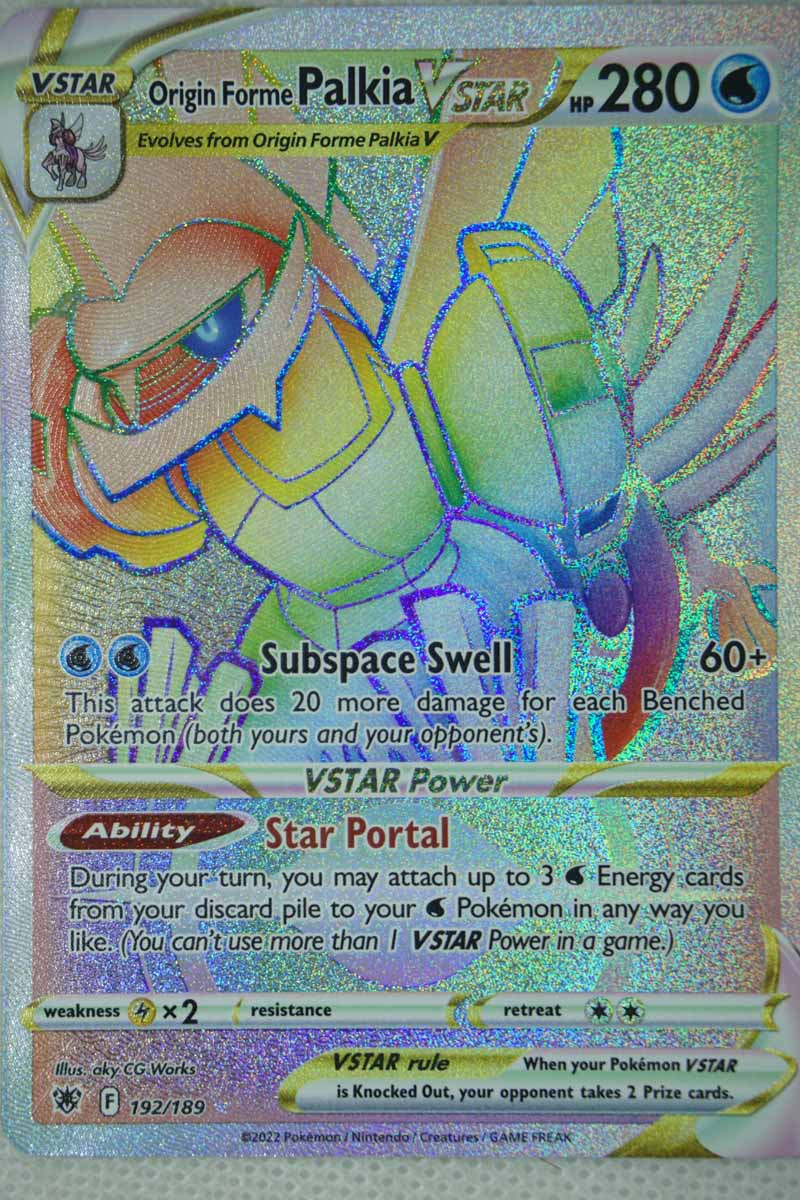 Origin Forme Palkia VSTAR 192/189 Hyper Rare - Enkeltkort fra Astral ...