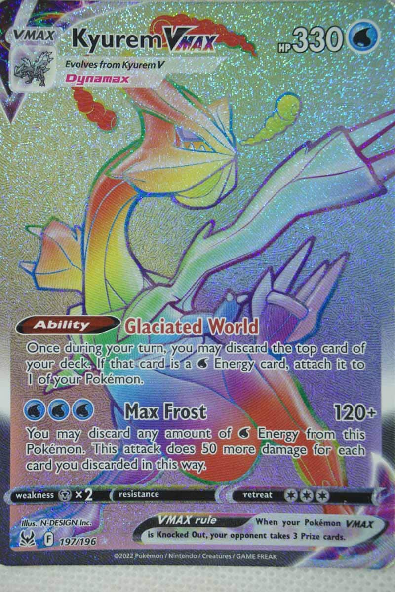 Kyurem VMAX 197/196 Hyper Rare - Fusion Strike enkeltkort