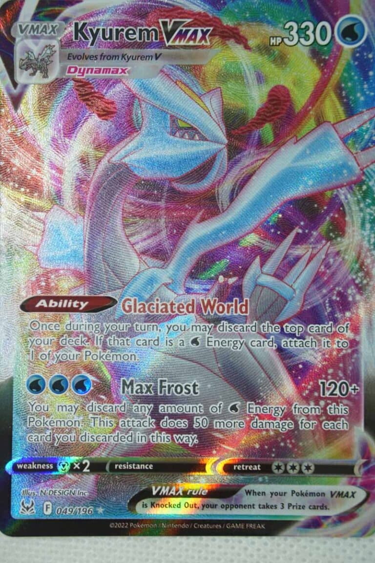 Kyurem VMAX 049/196 - Lost Origin enkeltkort fra Pokémon