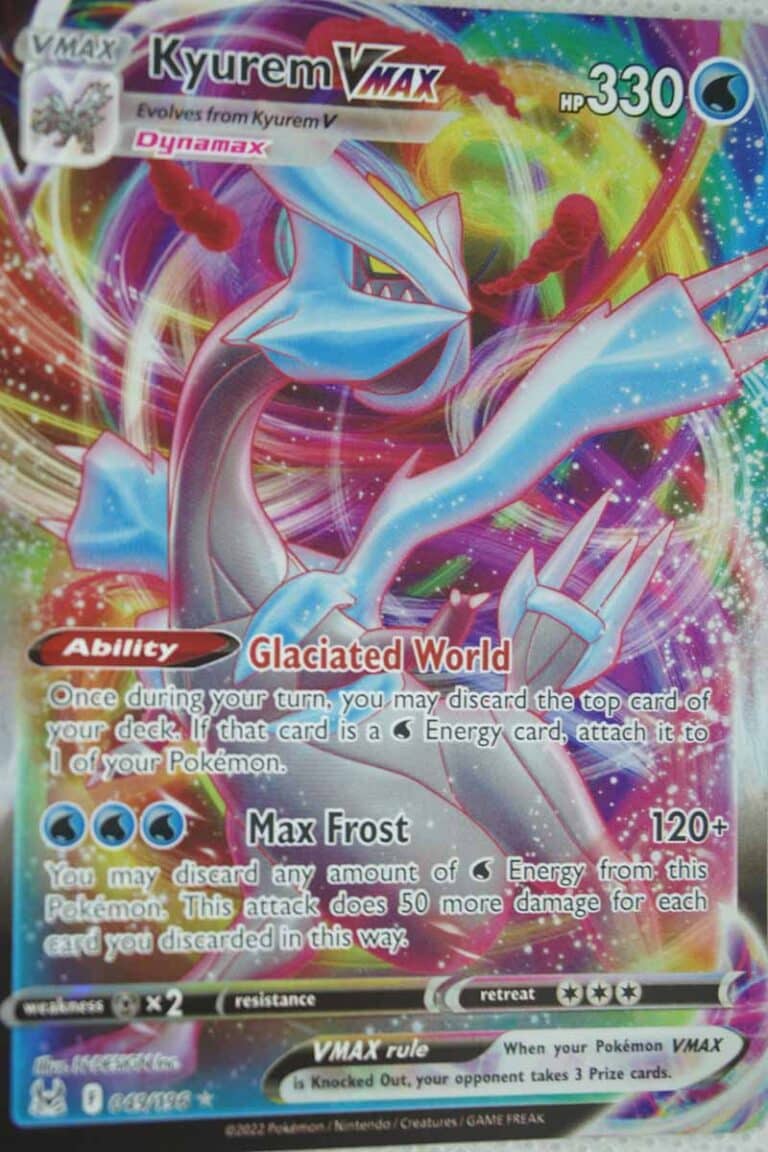 Kyurem VMAX 049/196 - Lost Origin enkeltkort fra Pokémon