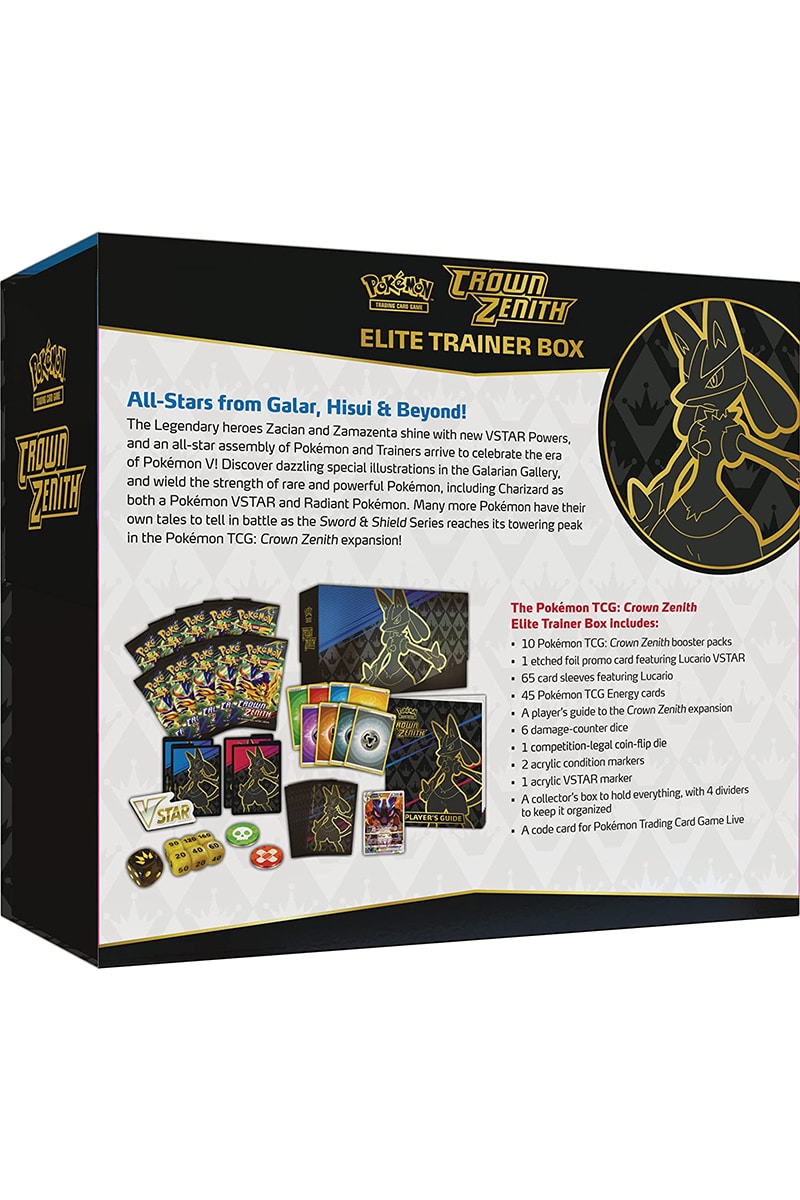 Crown Zenith Elite Trainer Box - Pocket Monster