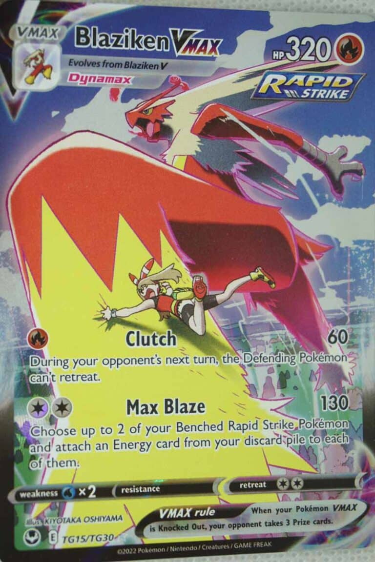Blaziken VMAX TG15/TG30 - Silver Tempest enkeltkort fra Pokémon