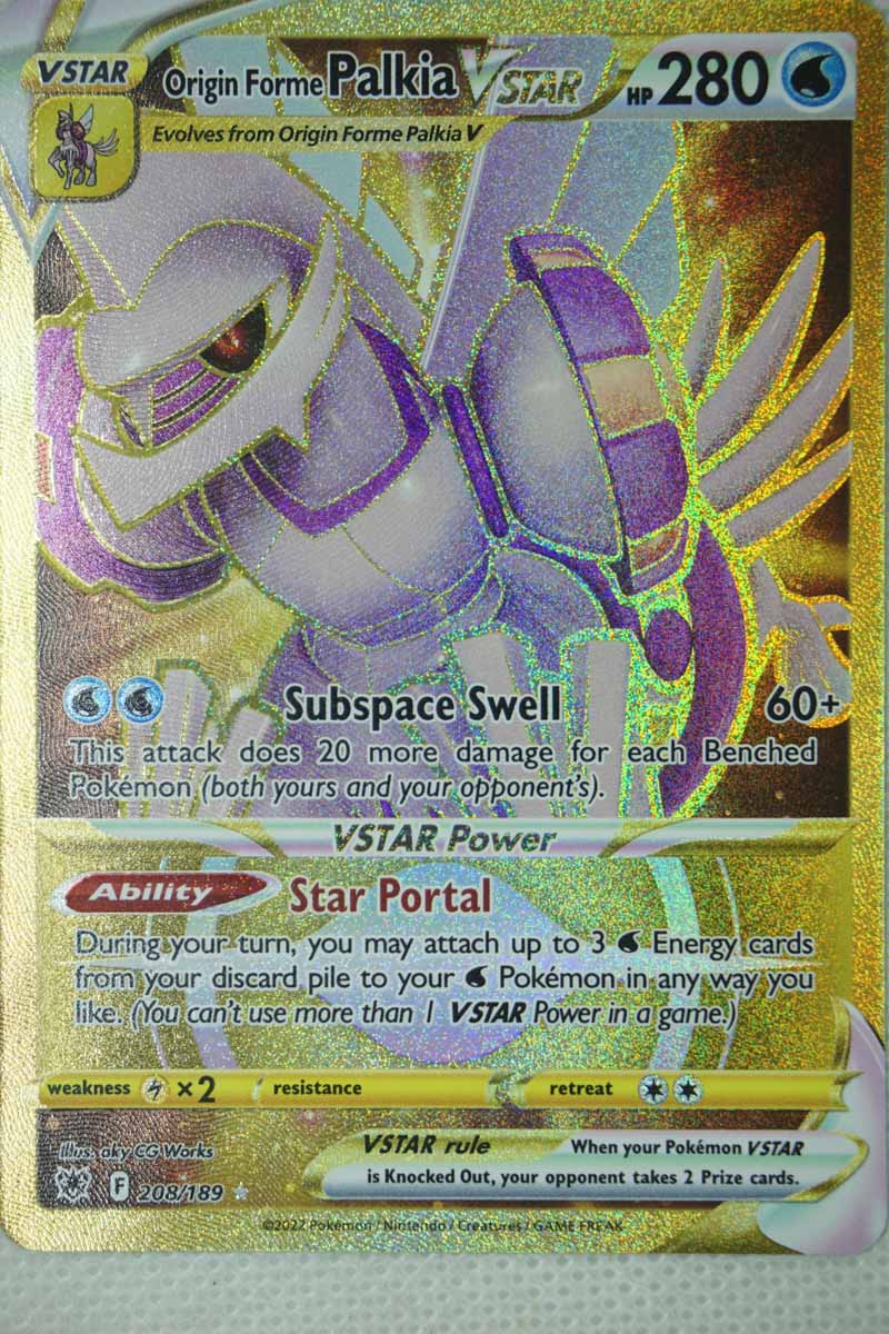 Origin Forme Palkia VSTAR 208/189 Secret Rare - Enkeltkort fra Astral ...