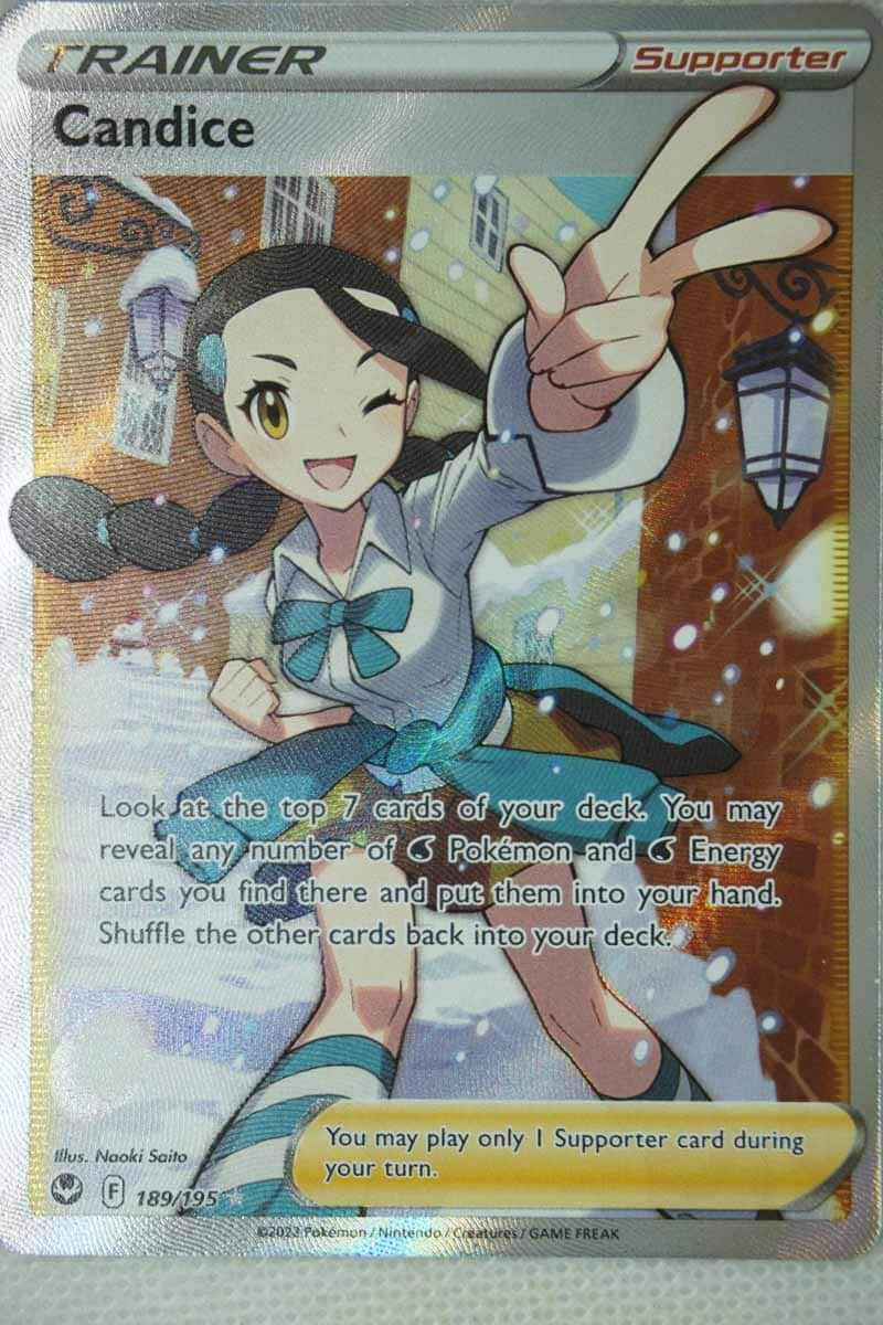 Candice 189/195 Full Art - Silver Tempest enkeltkort fra Pokémon