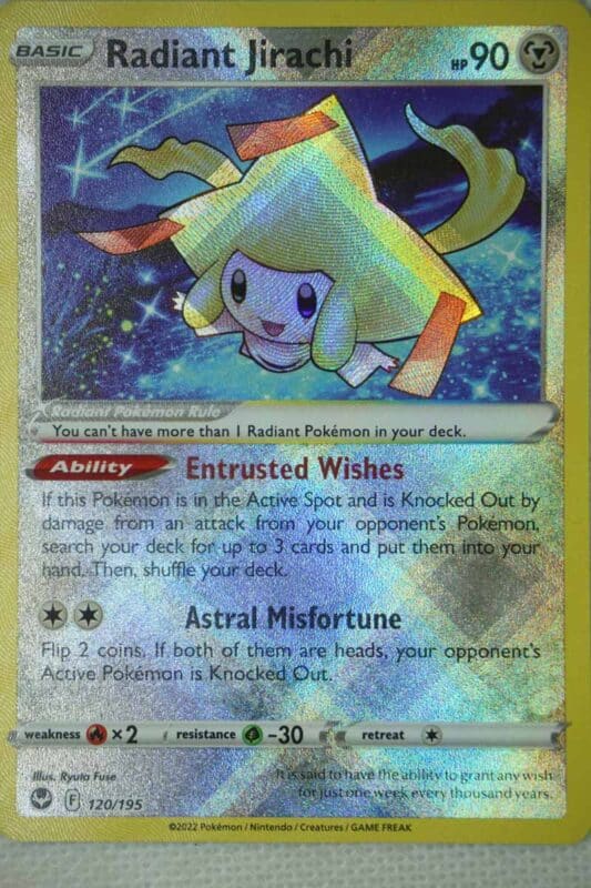 Radiant Jirachi 120/195 Radiant Rare - Silver Tempest enkeltkort fra ...