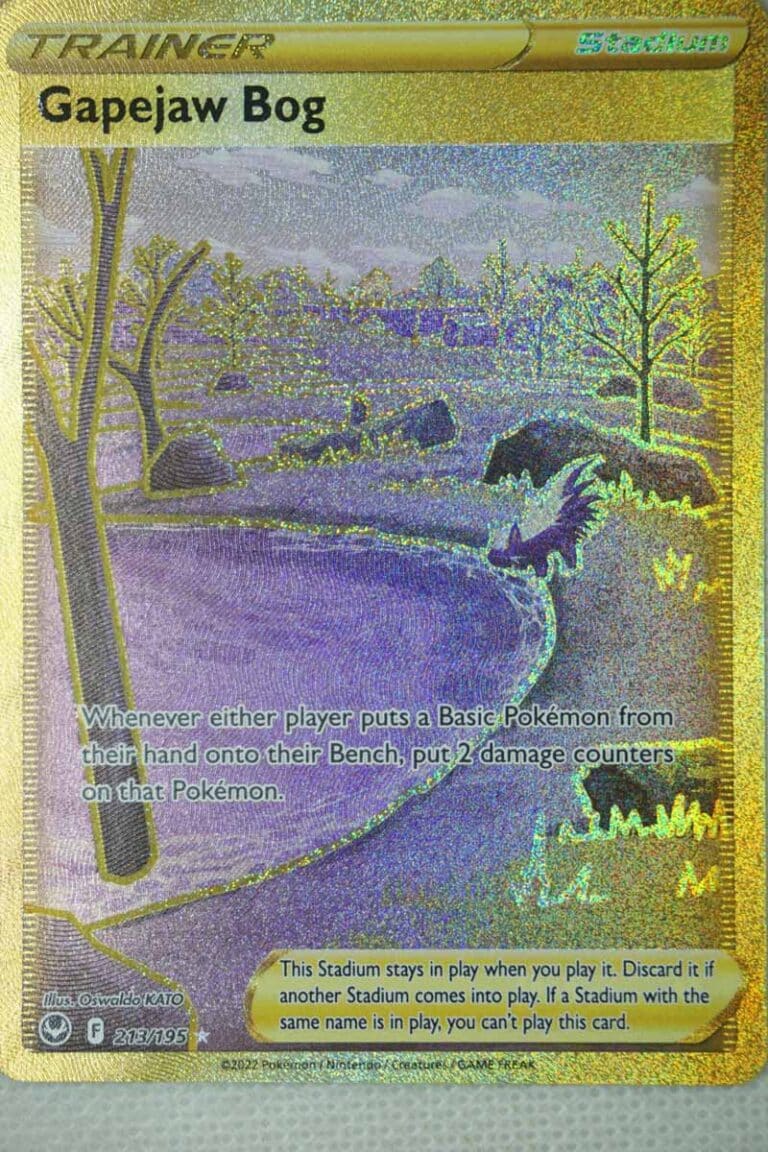 Gapejaw Bog 213/195 Secret Rare - Silver Tempest enkeltkort fra Pokémon