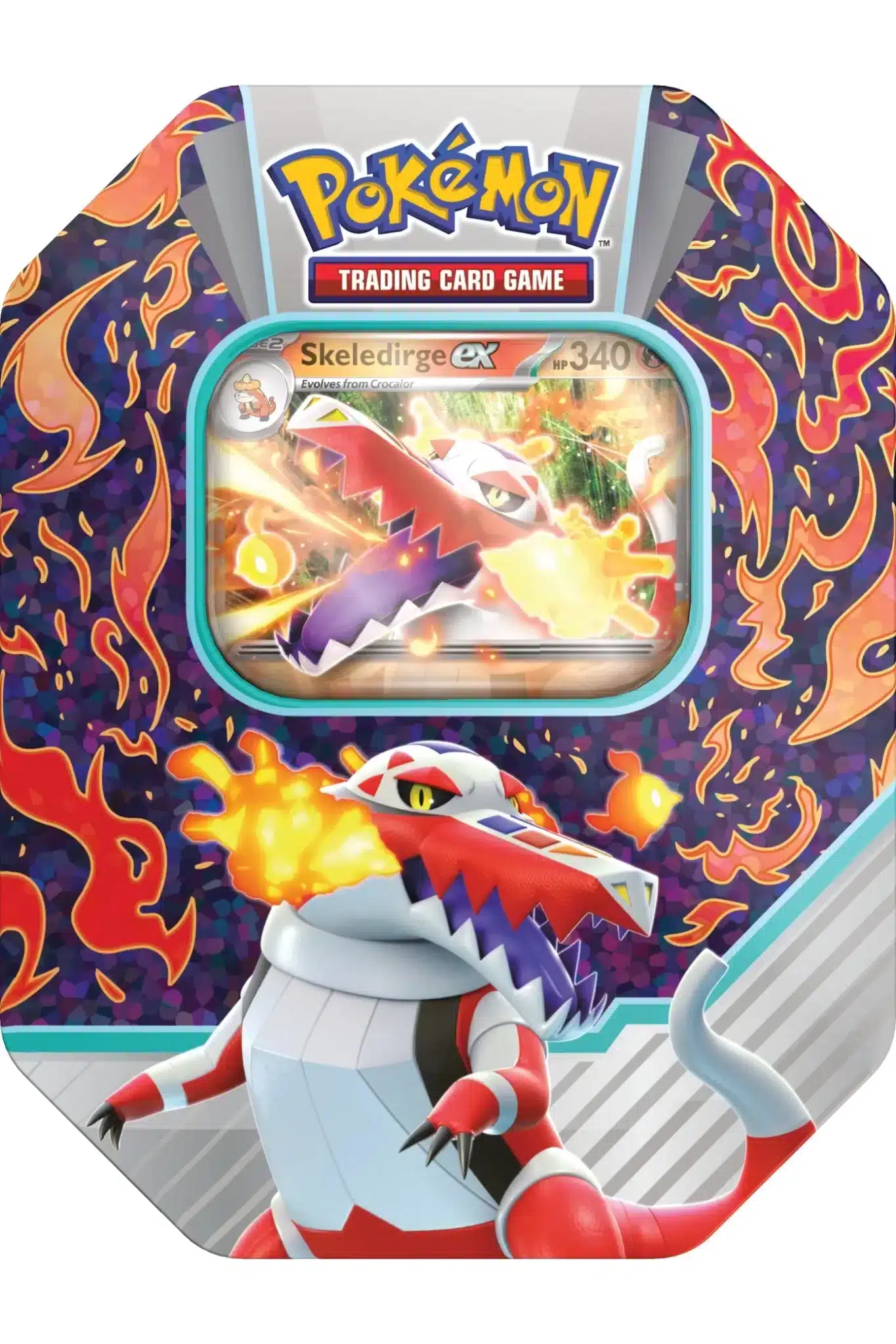 Køb Pokemon Skeledirge EX Tin billigt! - Pocket Monster