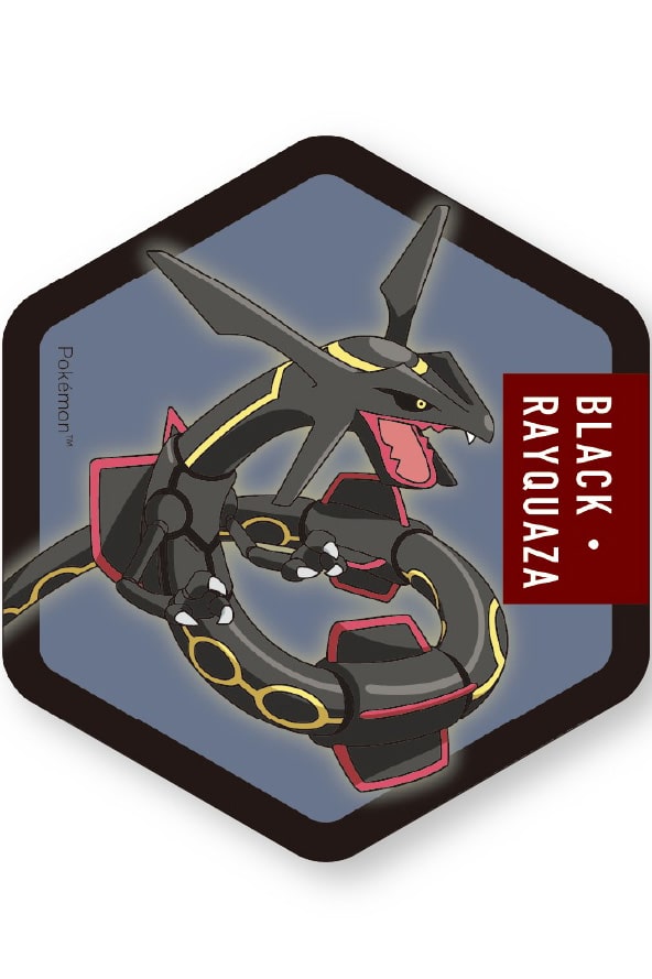 Pokemon Magnet med Sort Rayquaza - Pocket Monster