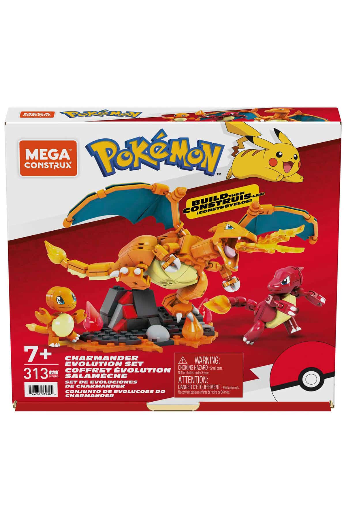 Køb Charmander, Charmeleon og Charizard Mega Construx Figurer fra ...