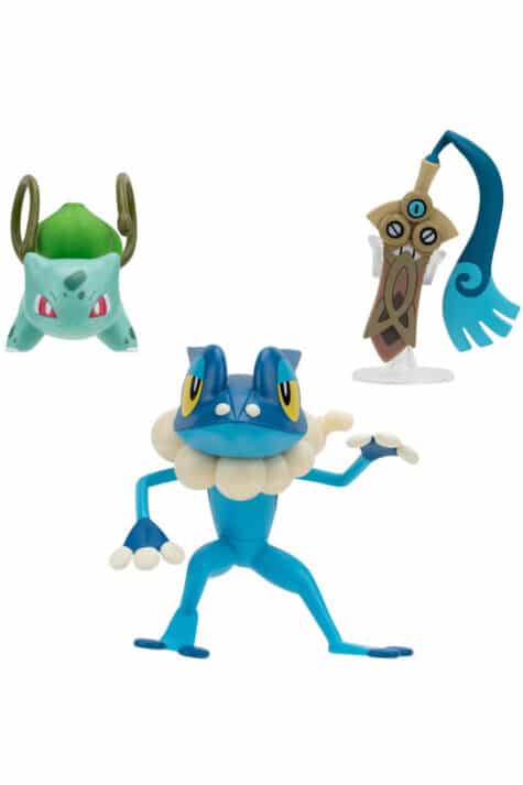 Frogadier, Honedge og Bulbasaur Figurer - Pocket Monster