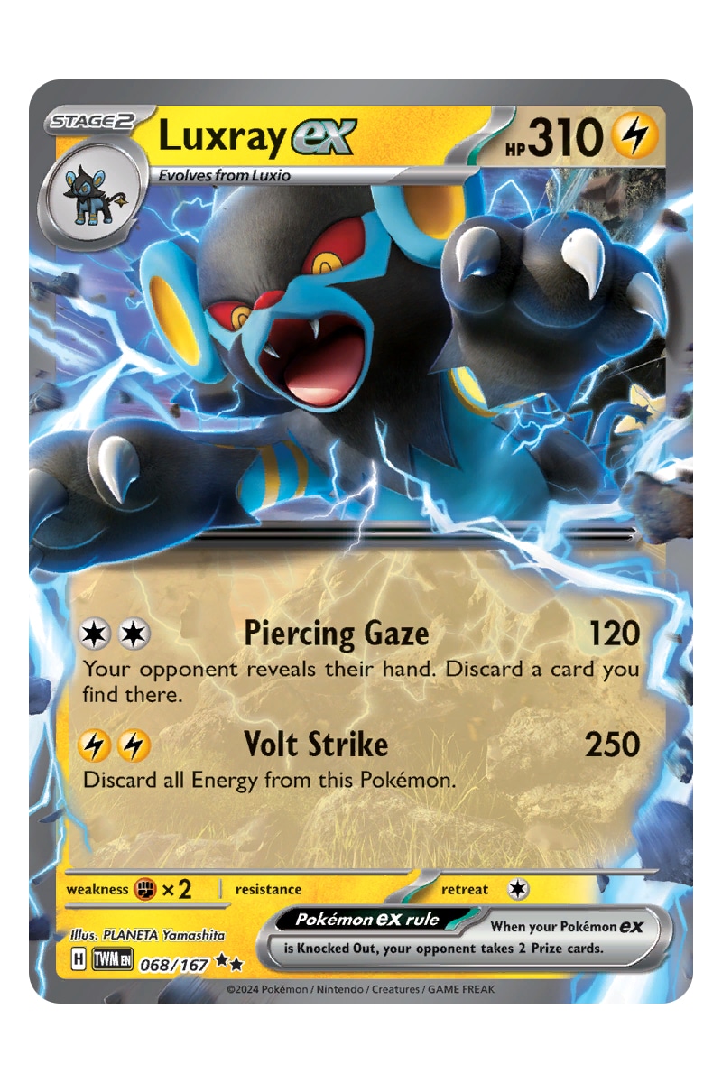 Køb Luxray ex 068/167 - Pokémon enkeltkort fra Twilight Masquerade