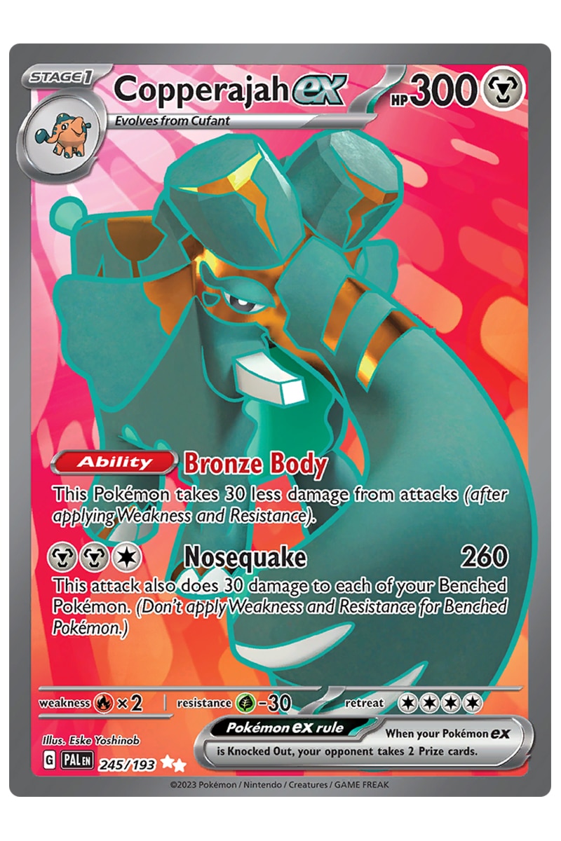 Køb Copperajah ex 245/193 Full Art - Pokémon enkeltkort fra Paldea Evovled