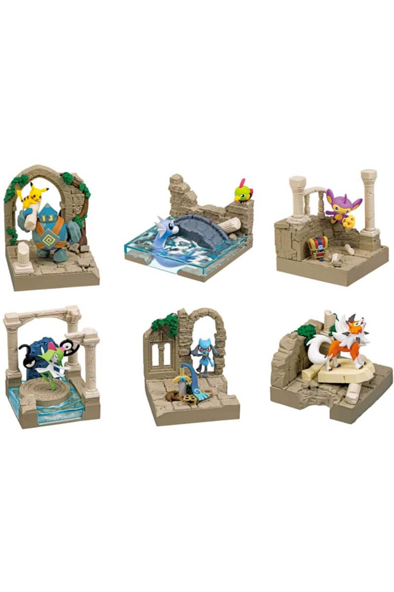 Pokemon Diorama Ruin figurpakker - Pocket Monster