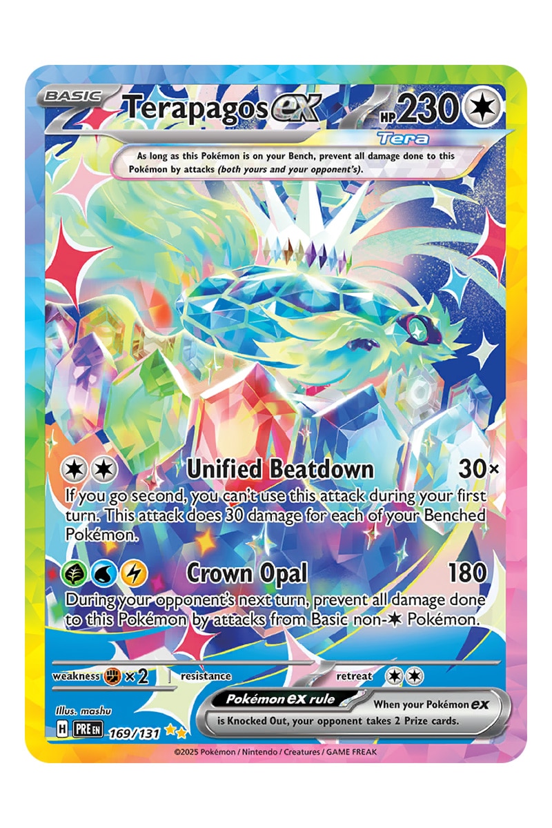 Køb Terapagos ex 169/131 Full Art - Pokemon enkeltkort fra Prismatic ...