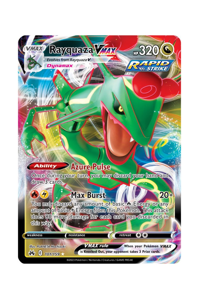 Køb Rayquaza VMAX 101/159 - Pokemon enkeltkort fra Crown Zenith