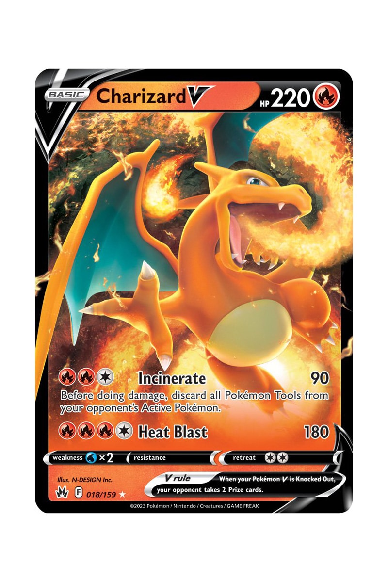 Køb Charizard V 018/159 - Pokemon enkeltkort fra Scarlet & Violet ...