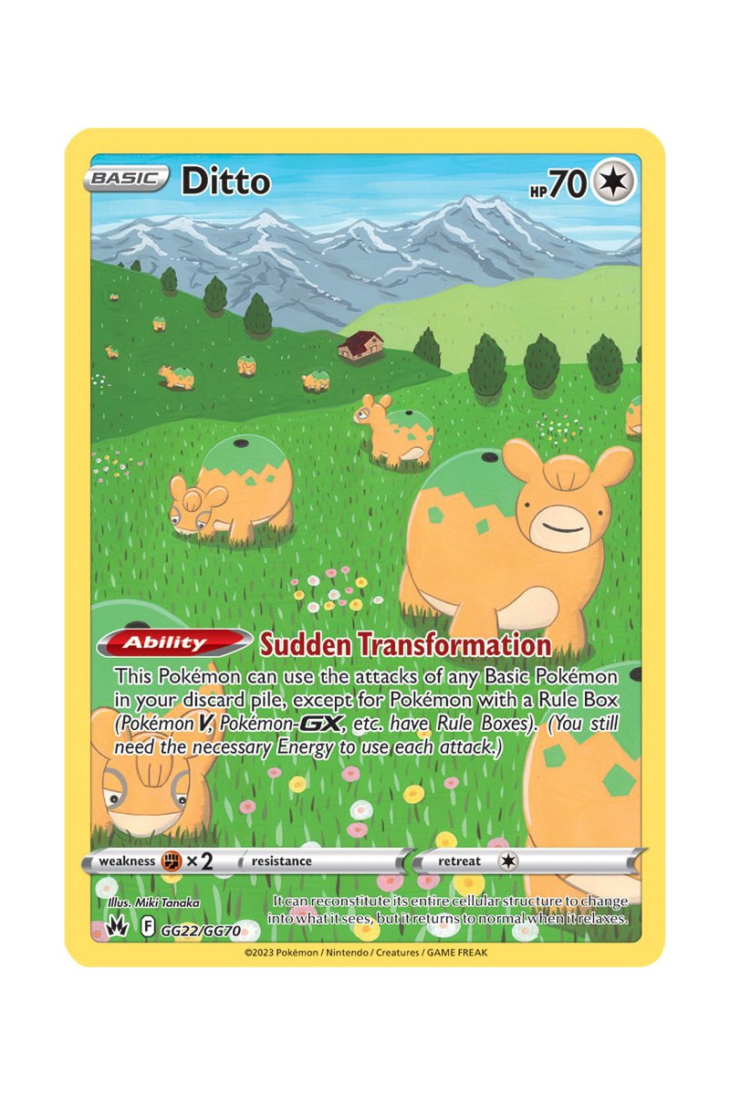 Køb Ditto GG22/GG70 Full Art - Pokemon enkeltkort fra Sword & Shield ...