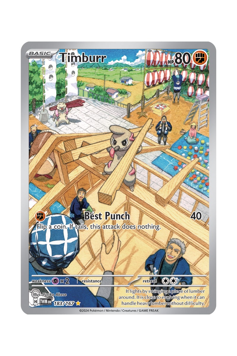 Køb Timburr 183/167 Full Art - Pokemon enkeltkort fra Scarlet & Violet ...