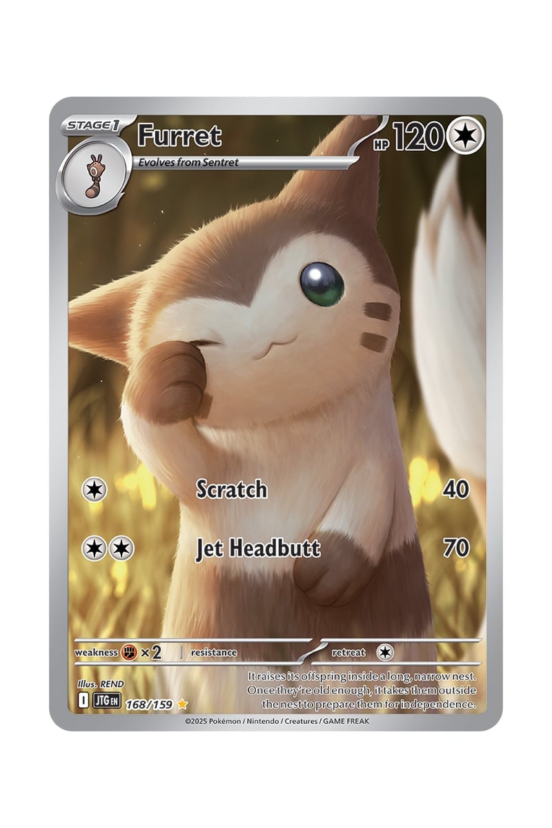 Køb Furret 168/159 Full Art - Pokemon enkeltkort fra Scarlet & Violet ...