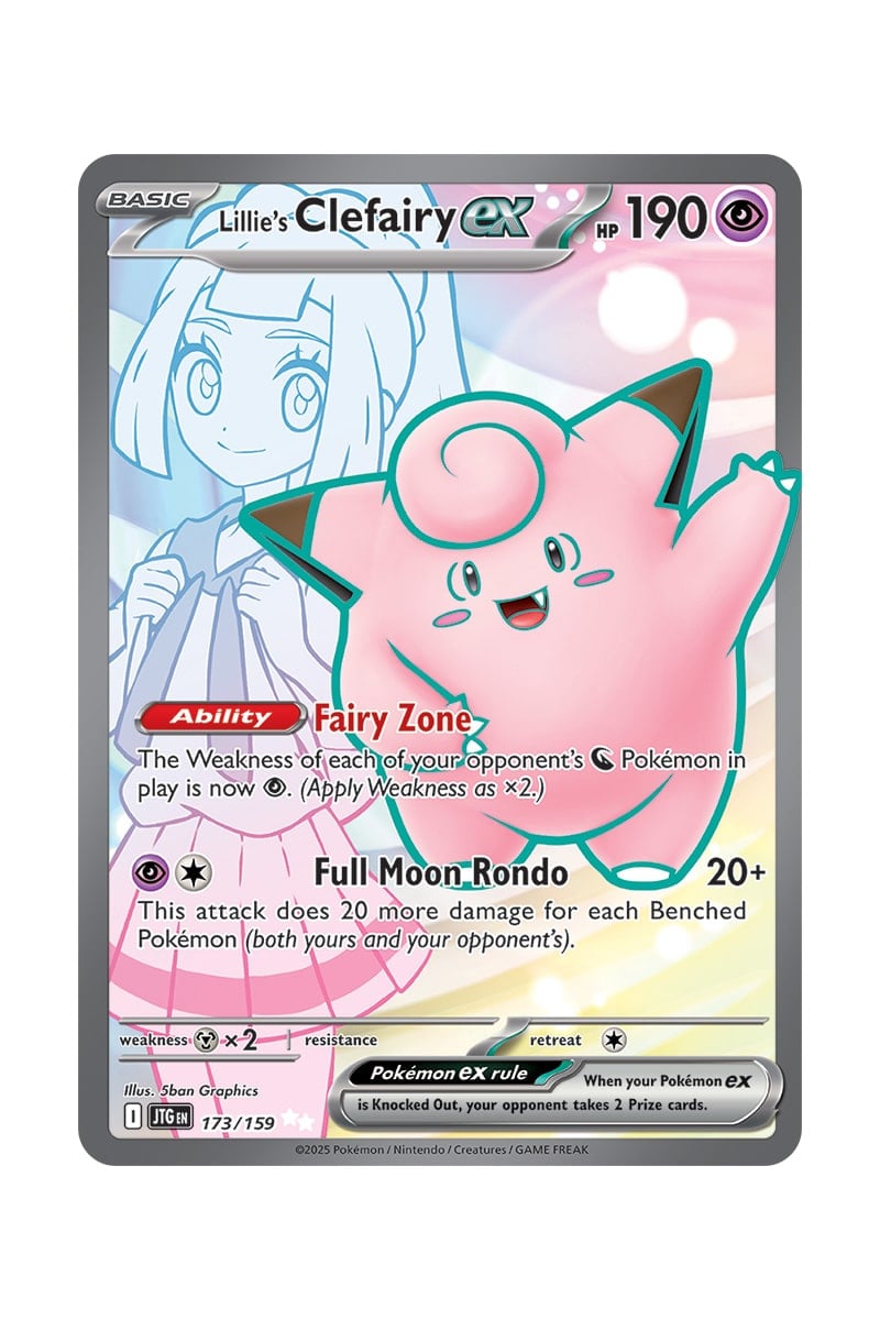 Køb Lillie's Clefairy ex 173/159 Full Art - Pokemon enkeltkort fra ...