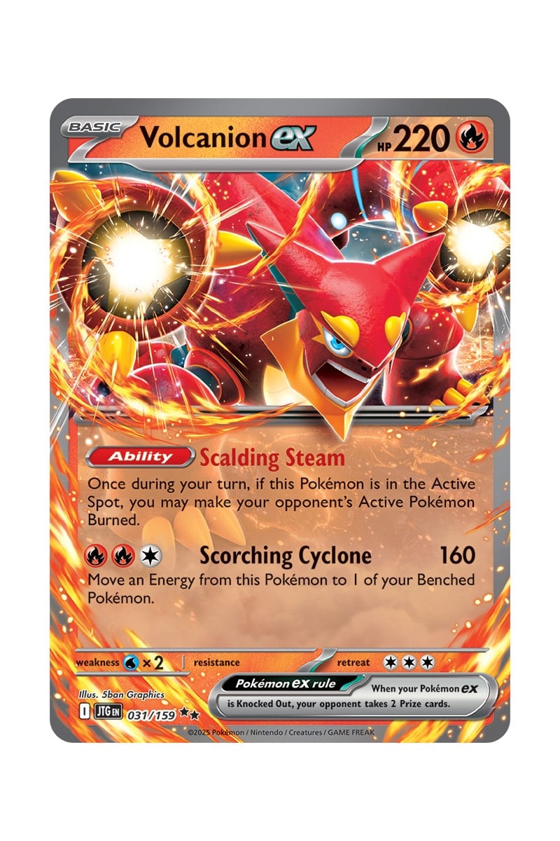 Køb Volcanion ex 31/159 - Pokémon enkeltkort fra Journey Together