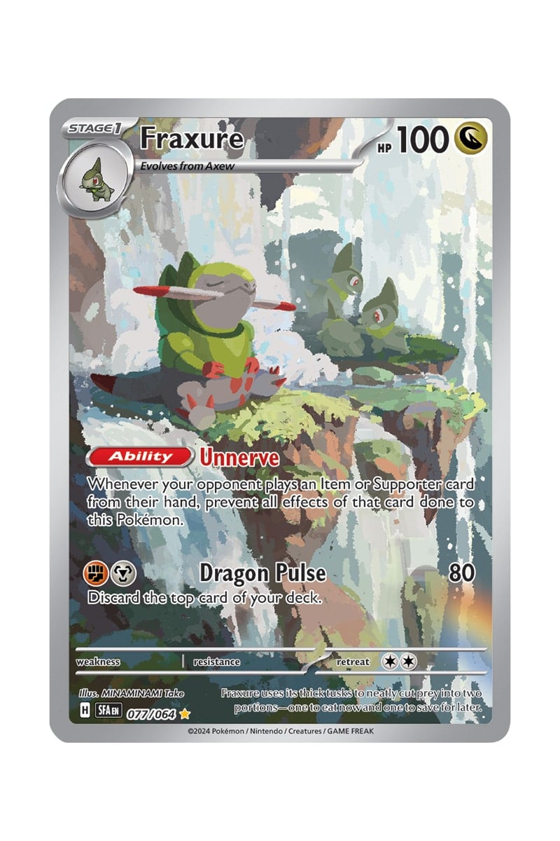 Køb Fraxure 077/064 Full Art - Pokemon enkeltkort fra Scarlet & Violet ...