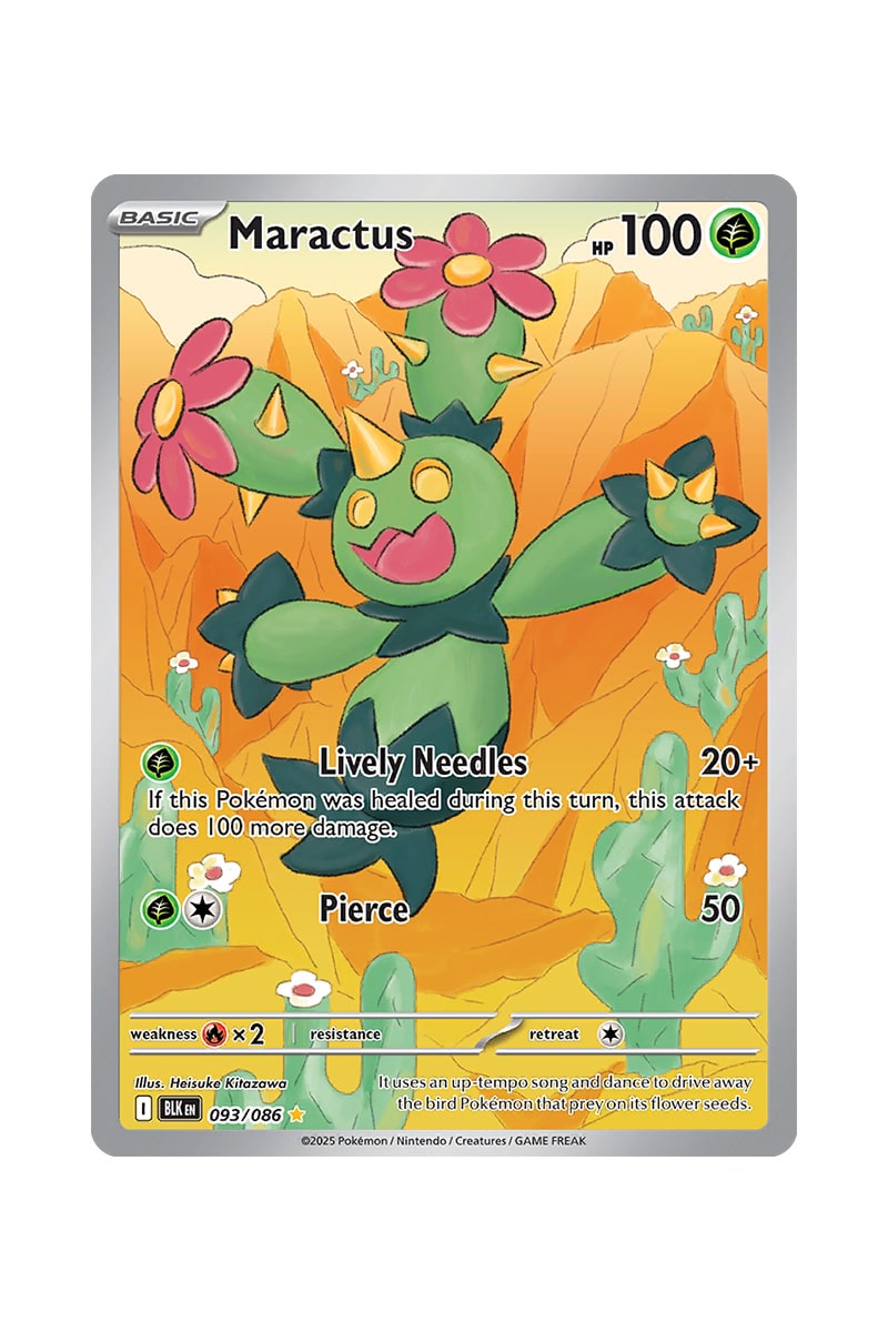 Køb Maractus 093/086 Full Art - Pokemon enkeltkort fra Black Bolt