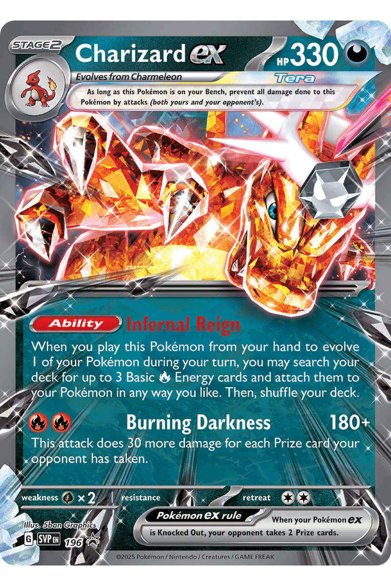 Køb Charizard ex 196 - Pokemon enkeltkort fra Black Star